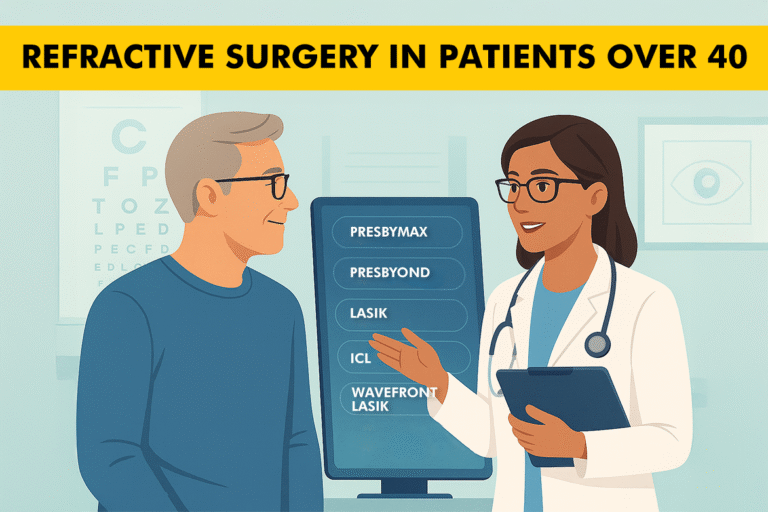 Refractive Surgery in Patients Over 40: Treatment and Recovery