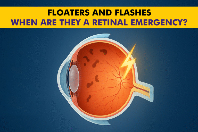 Floaters and Flashes: Causes, Warning Signs & Treatment