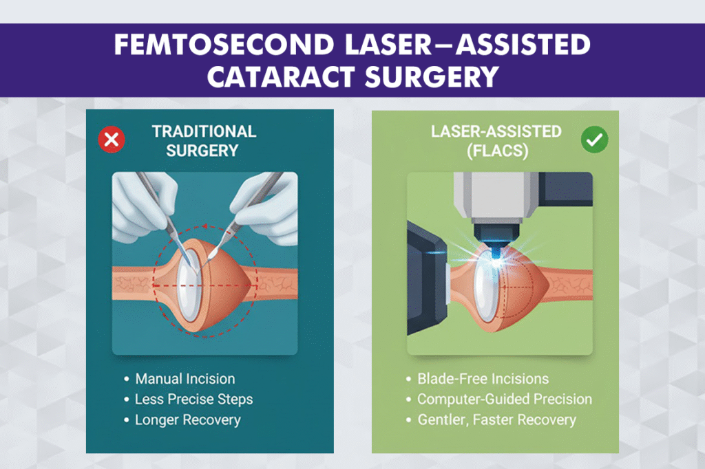 Femtosecond Laser Cataract Surgery: Benefits & Recovery