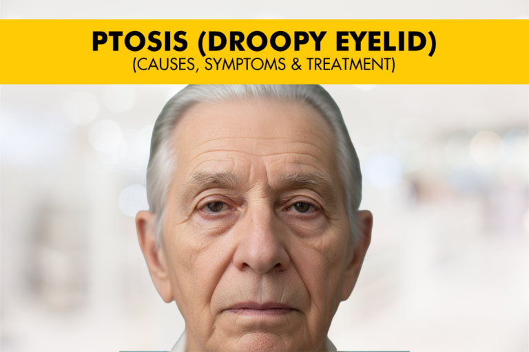 Ptosis (Droopy Eyelid): Causes, Symptoms and Treatment Options
